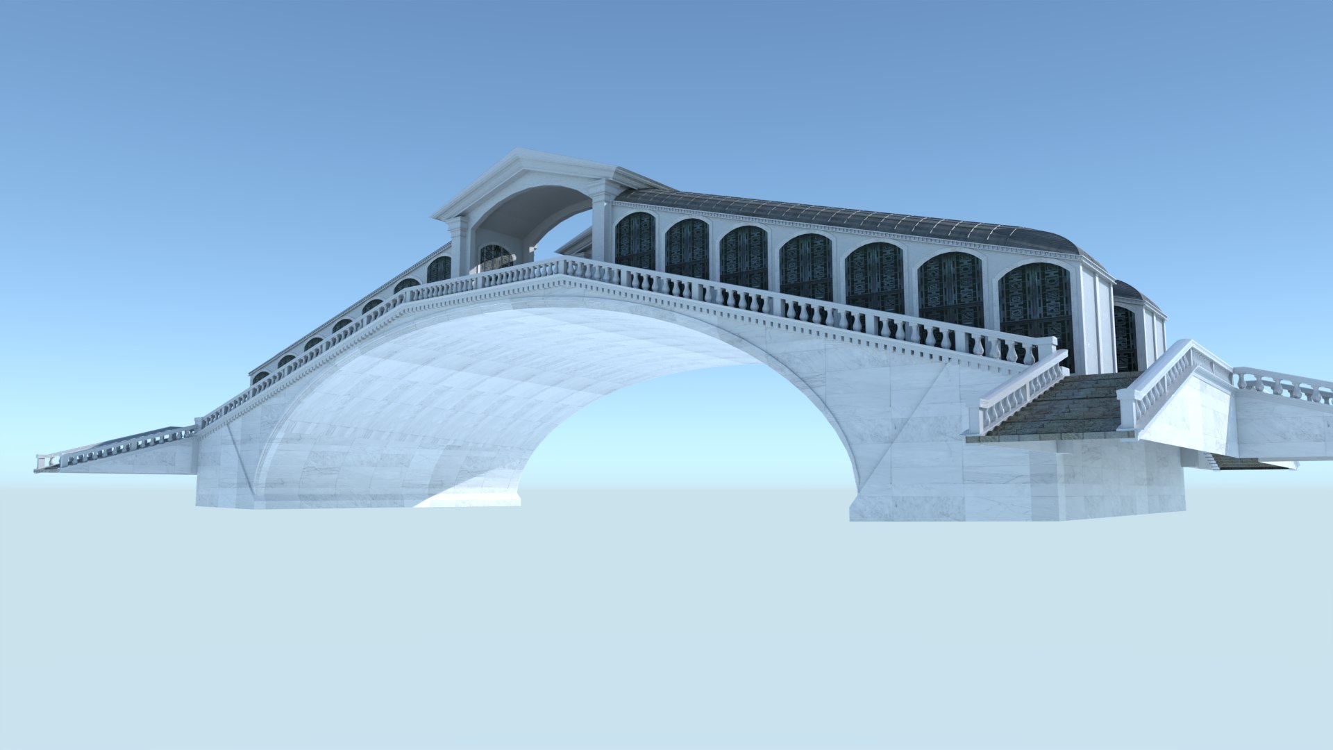 3D venice rialto bridge - TurboSquid 1686675