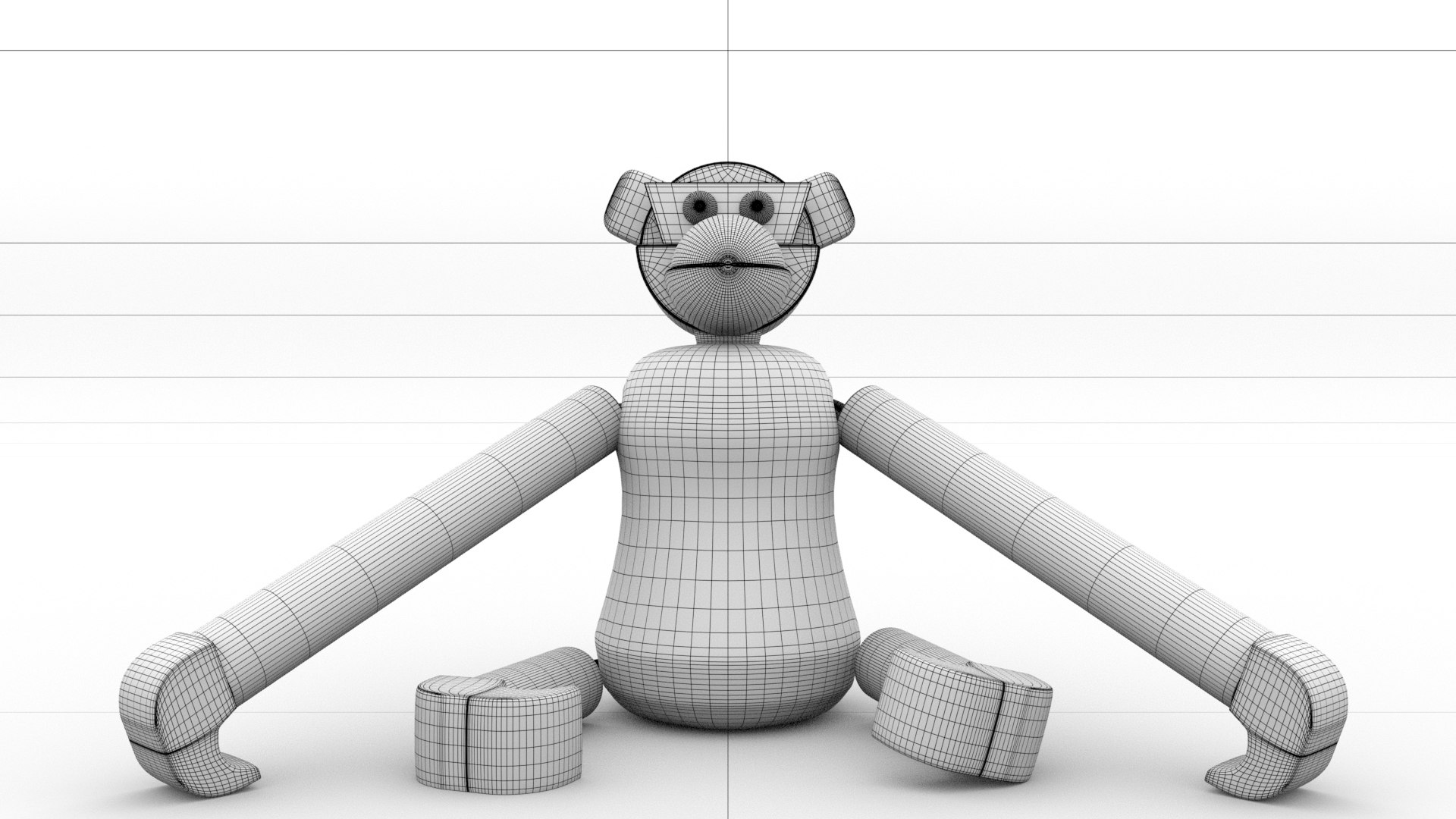 Laos Wood Monkey 3D Model - TurboSquid 2204015