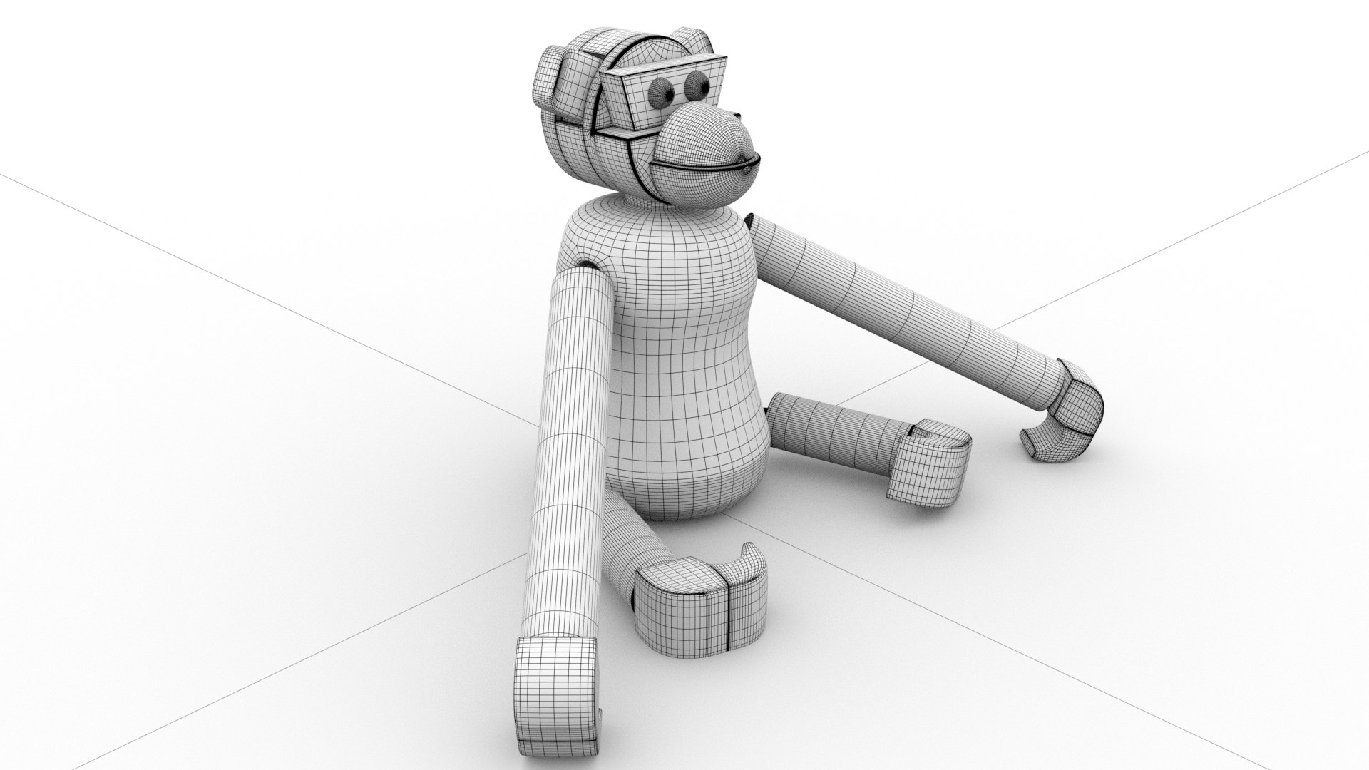 Laos Wood Monkey 3D Model - TurboSquid 2204015