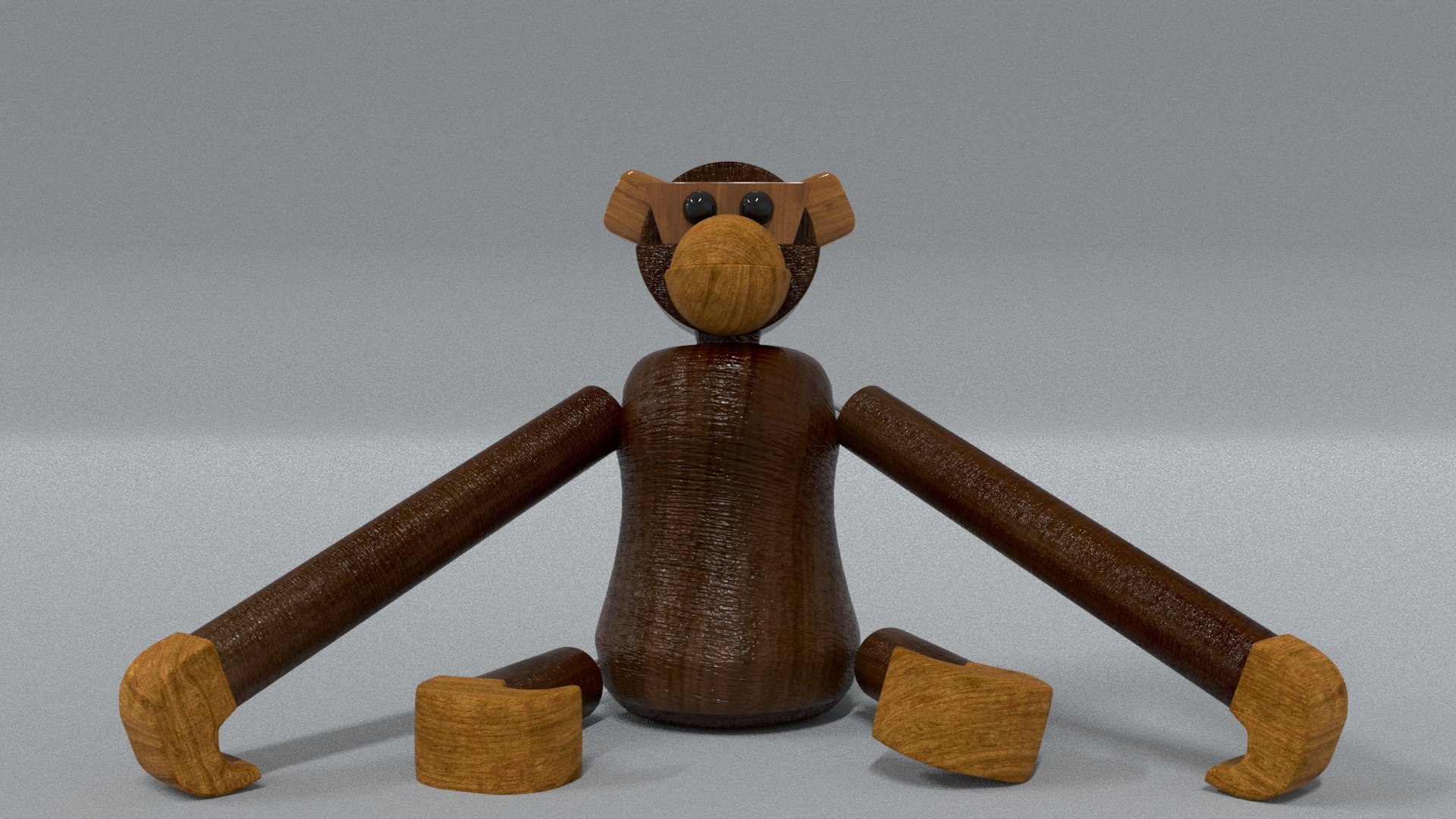 Laos Wood Monkey 3D Model - TurboSquid 2204015