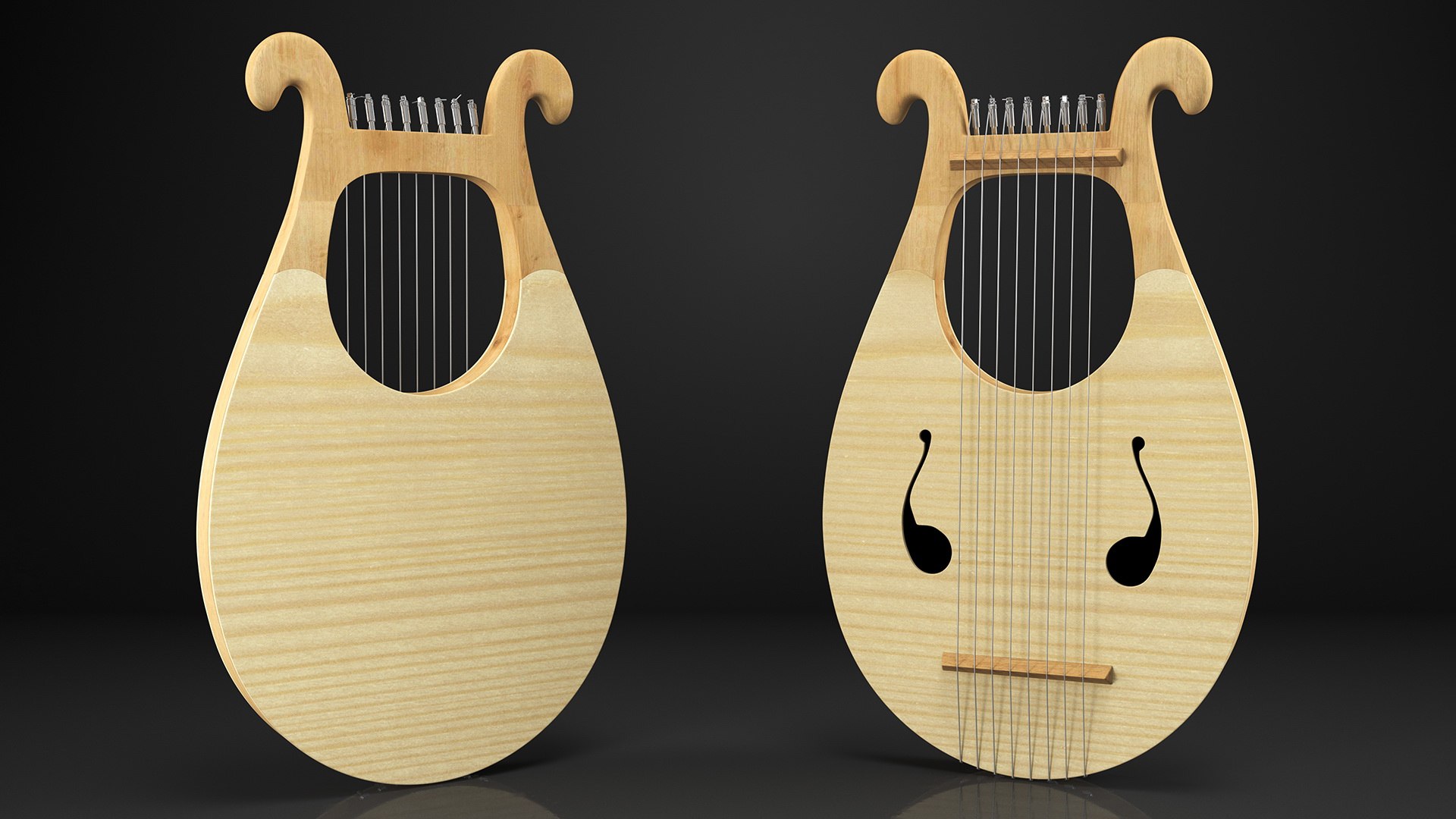 Greece Stringed Instruments Collection model - TurboSquid 1785247