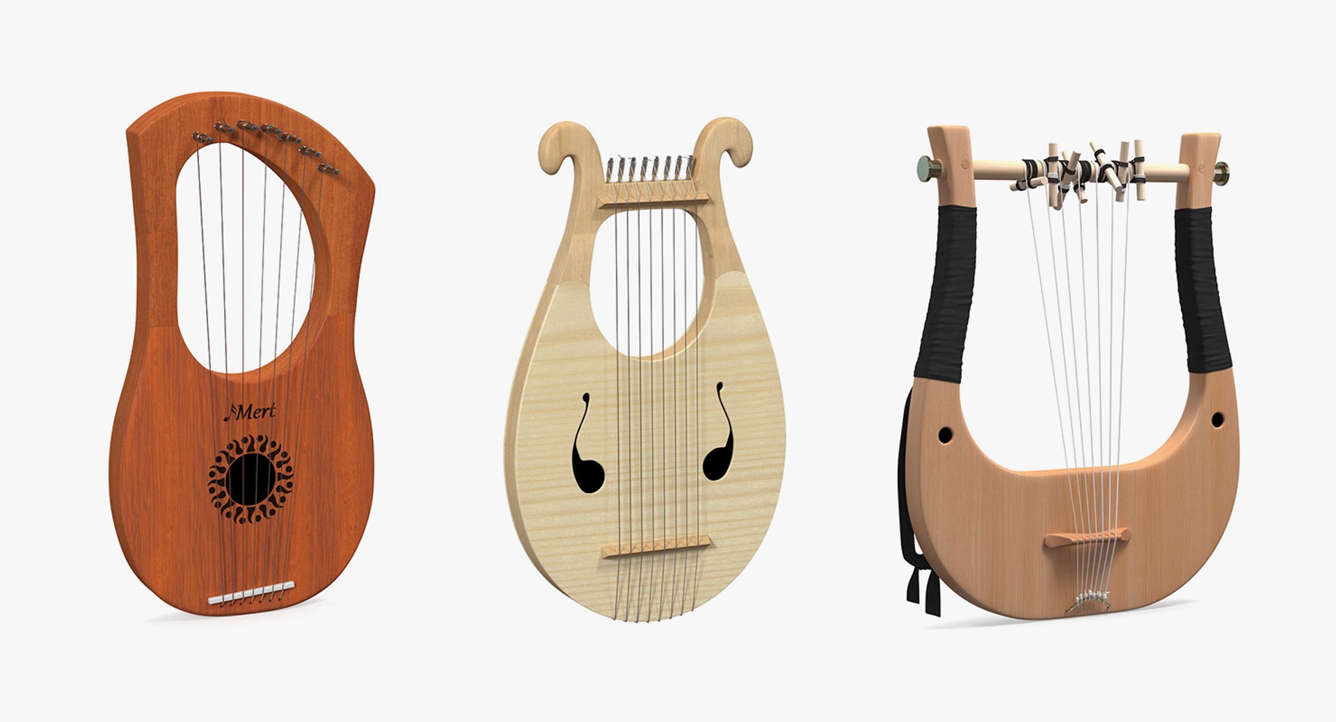 Greece Stringed Instruments Collection model - TurboSquid 1785247