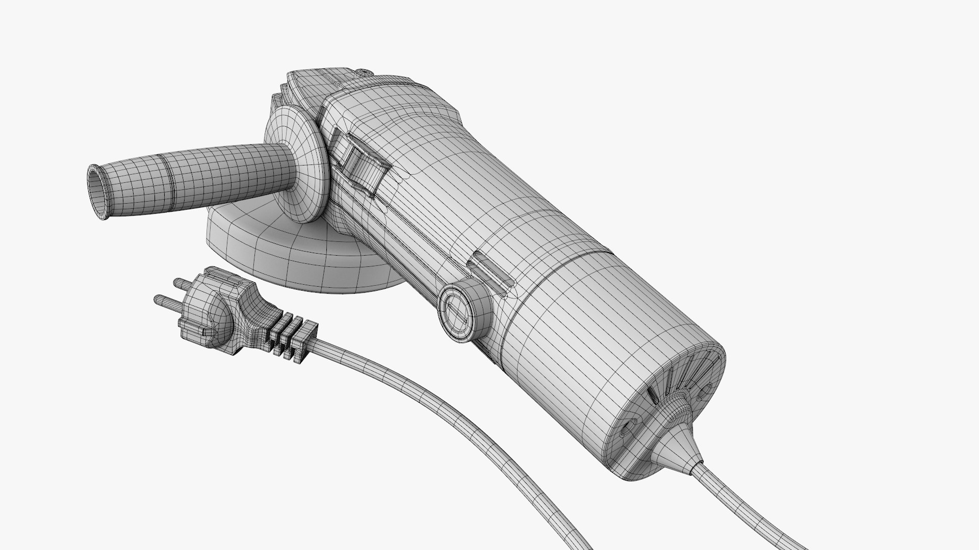 Angle Grinder 3D Model - TurboSquid 1410355