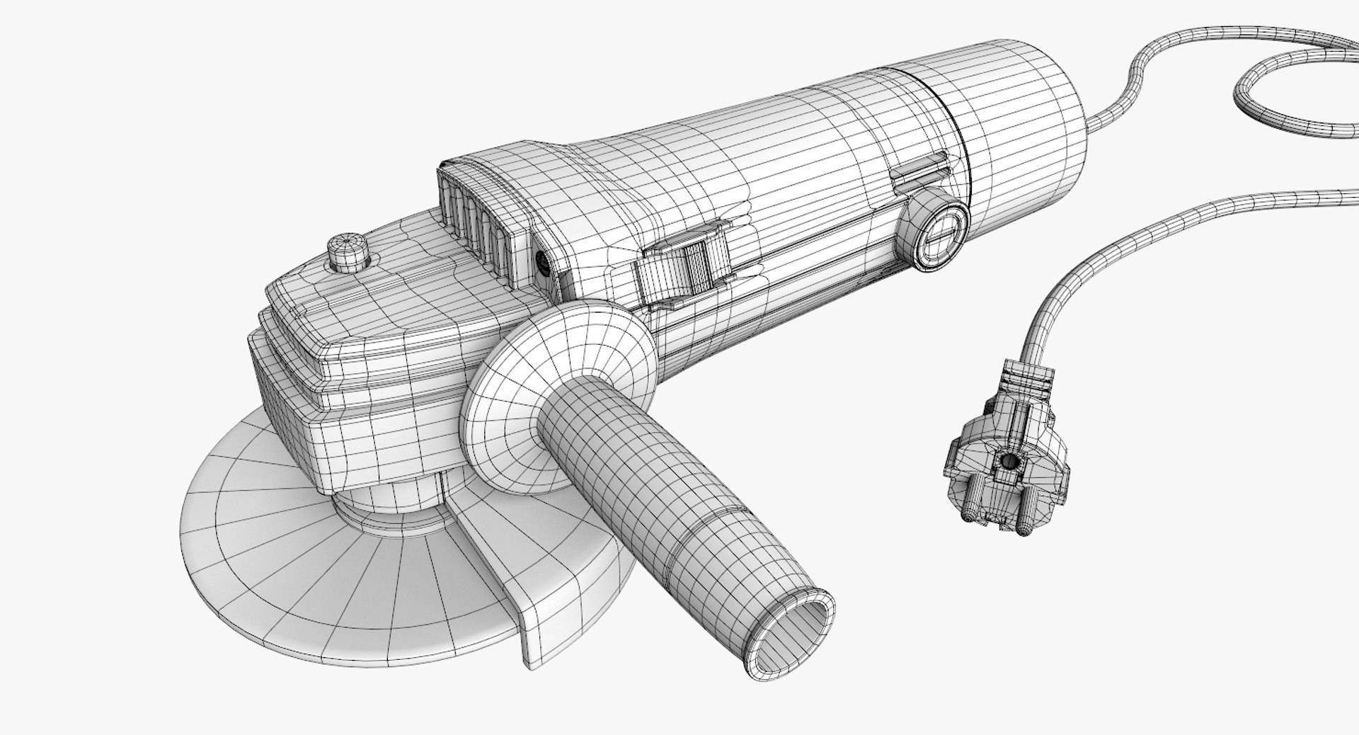 Angle Grinder 3D Model - TurboSquid 1410355