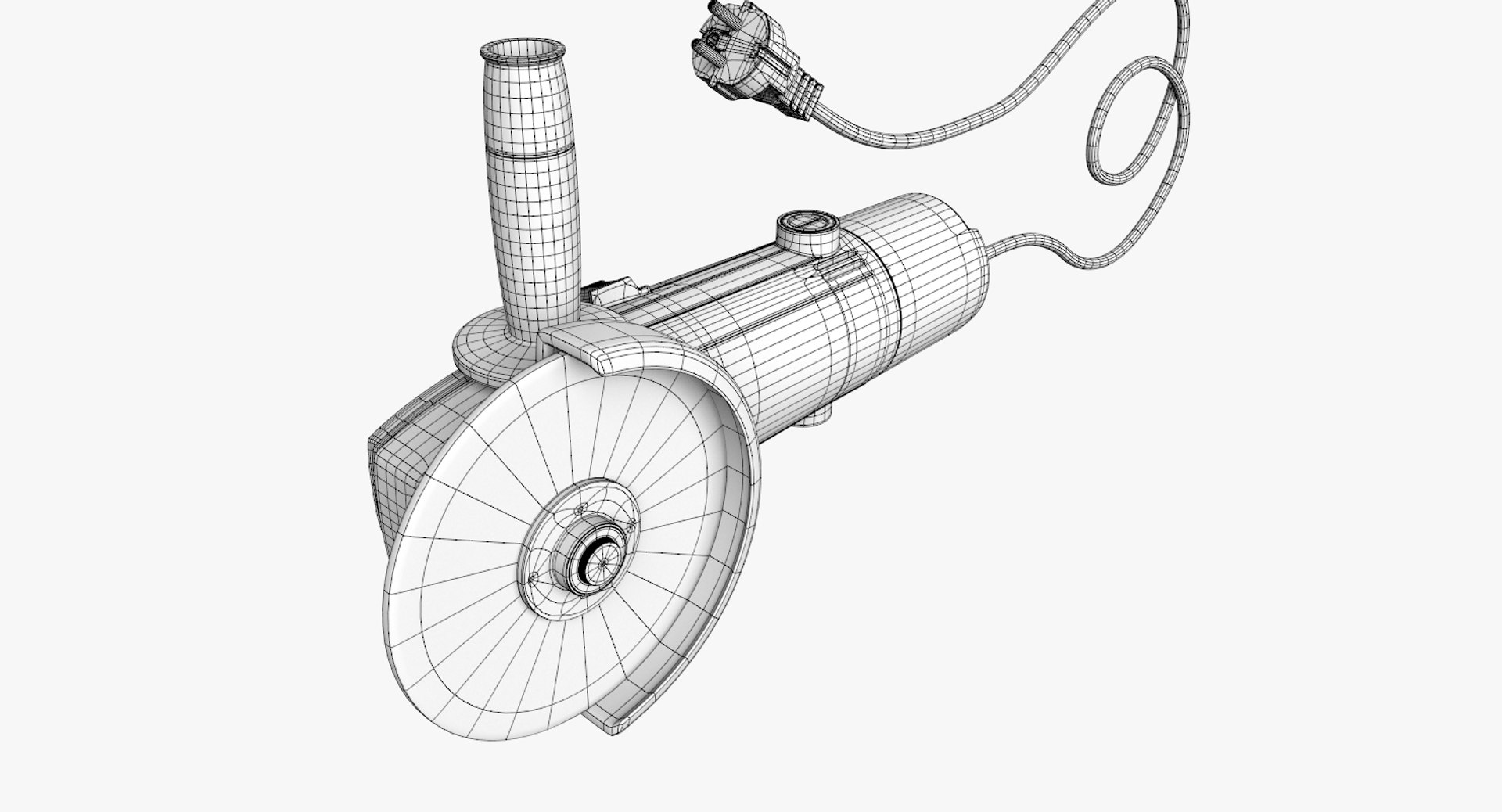 Angle Grinder 3D Model - TurboSquid 1410355