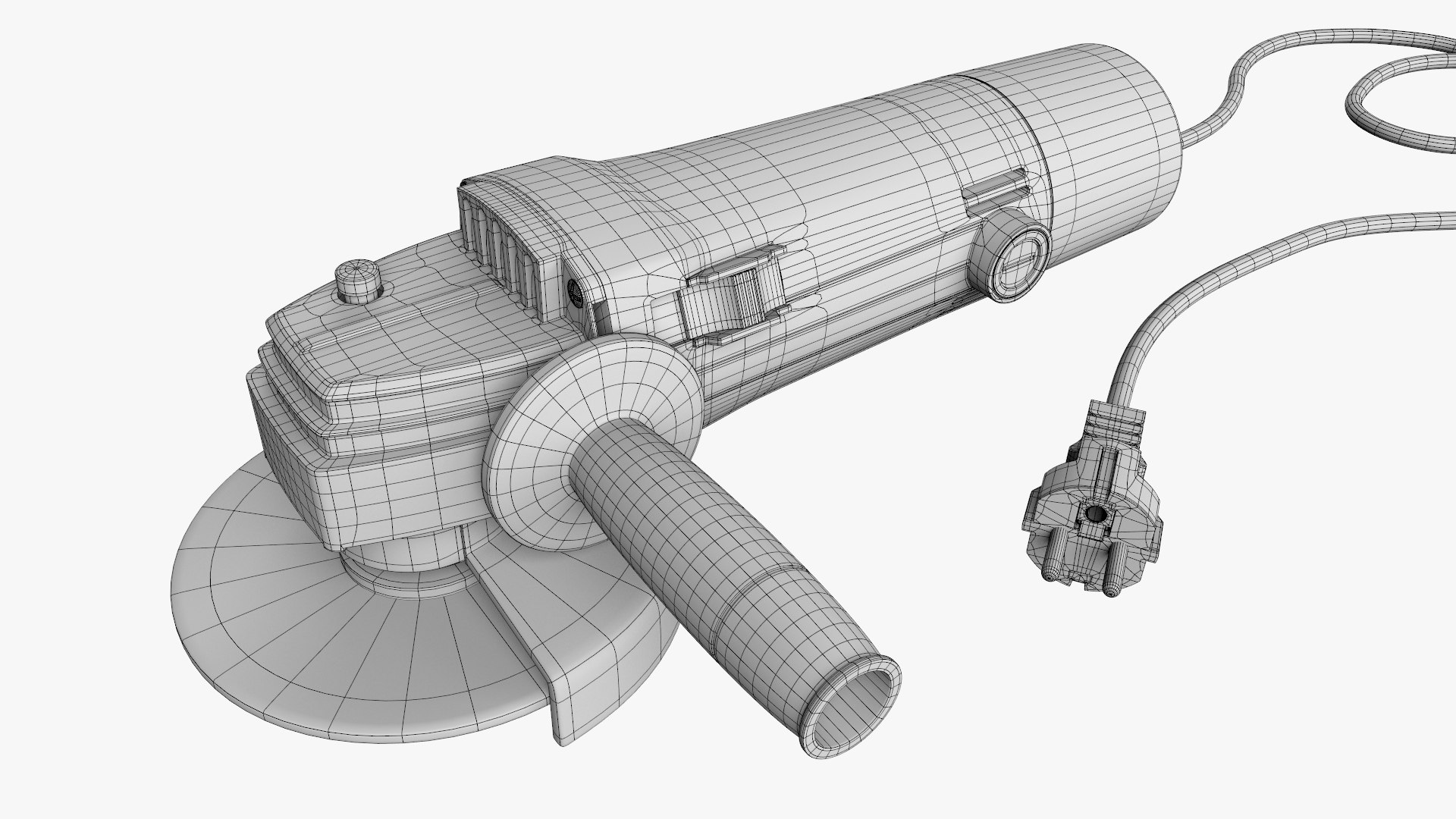 Angle grinder 3D model - TurboSquid 1410355