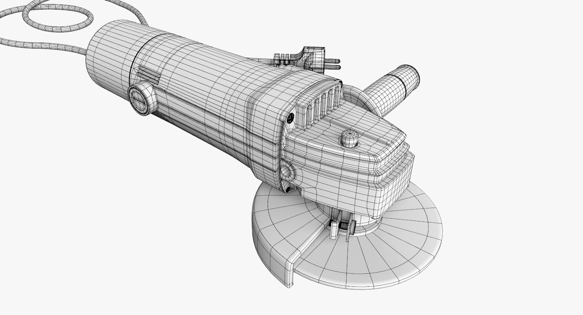 Angle Grinder 3D Model - TurboSquid 1410355