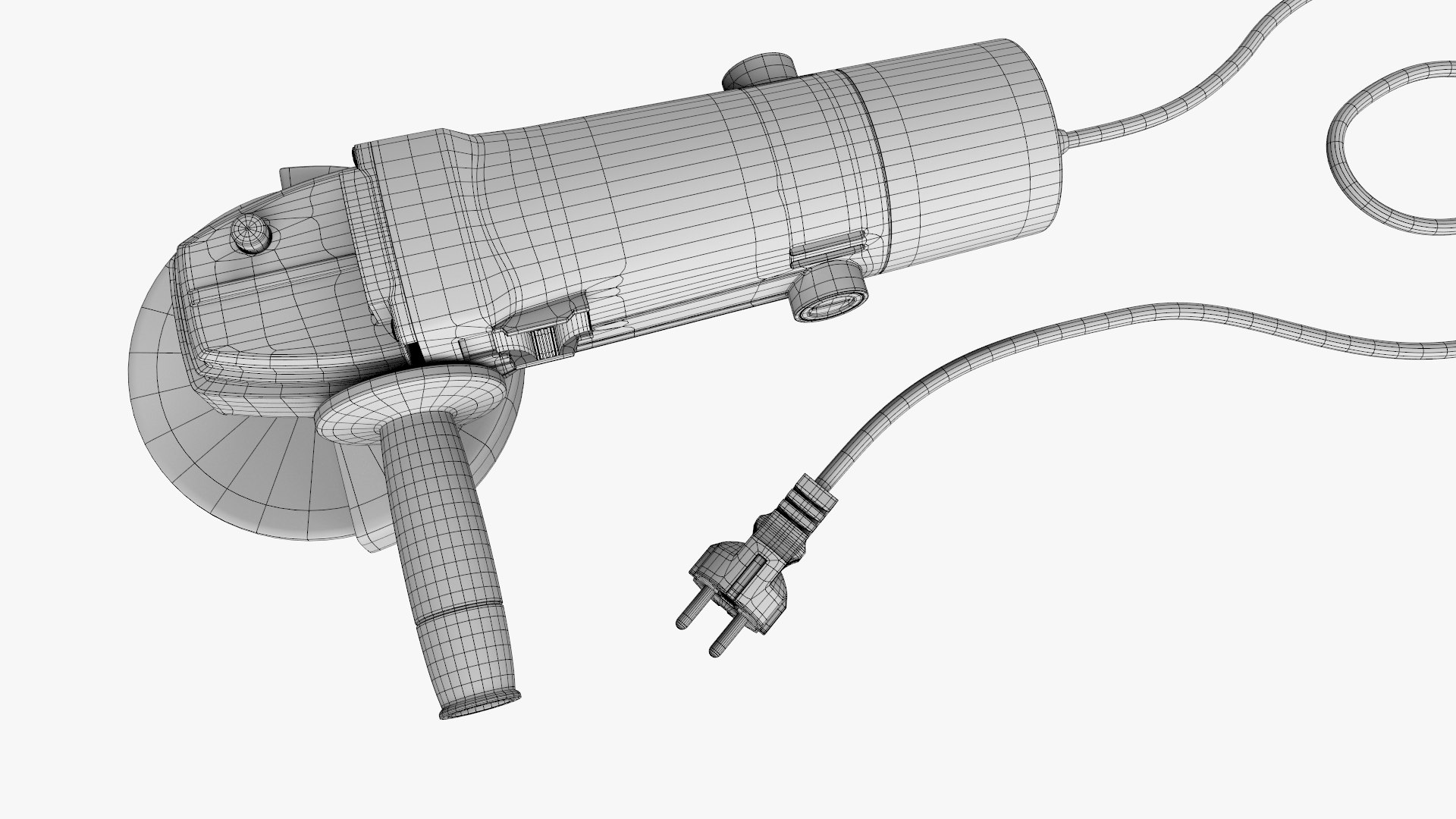 Angle Grinder 3D Model - TurboSquid 1410355
