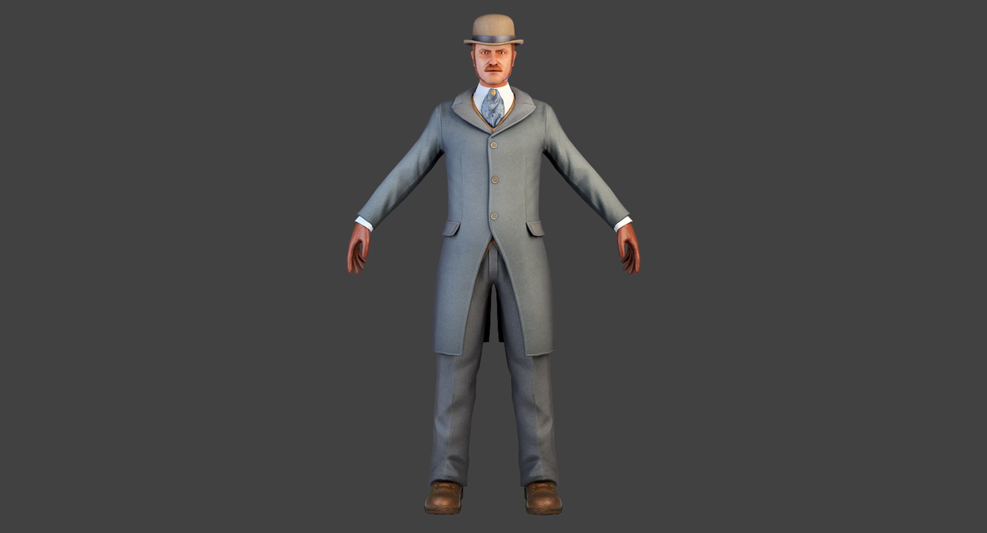 3d Max Gentleman Coat
