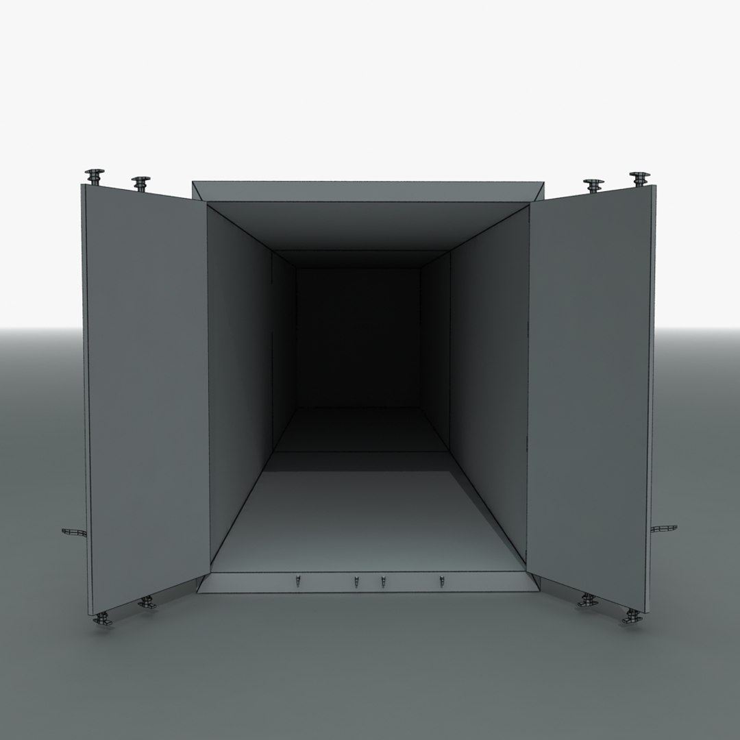 Ubc Cargo Container 3d Model