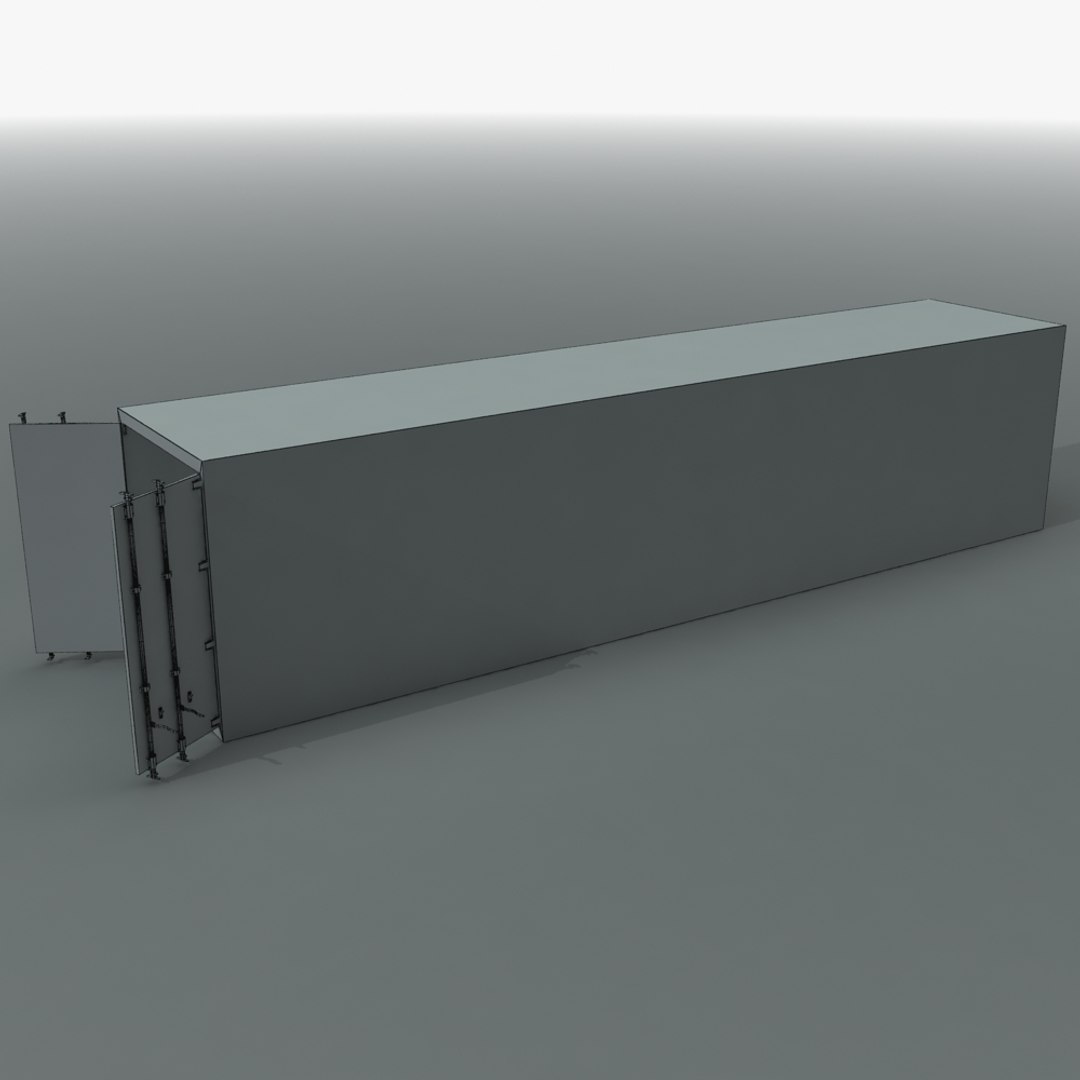 Ubc Cargo Container 3d Model
