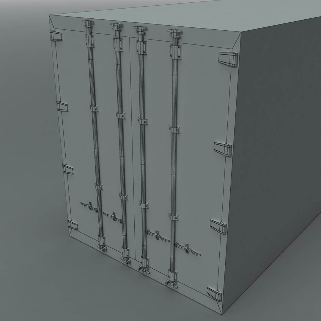 Ubc Cargo Container 3d Model