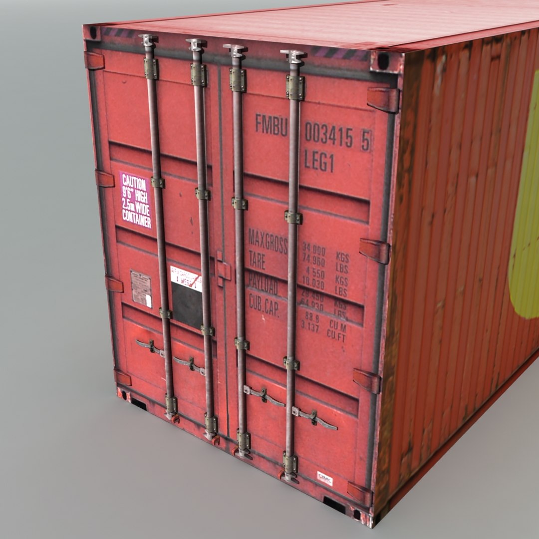 Ubc Cargo Container 3d Model