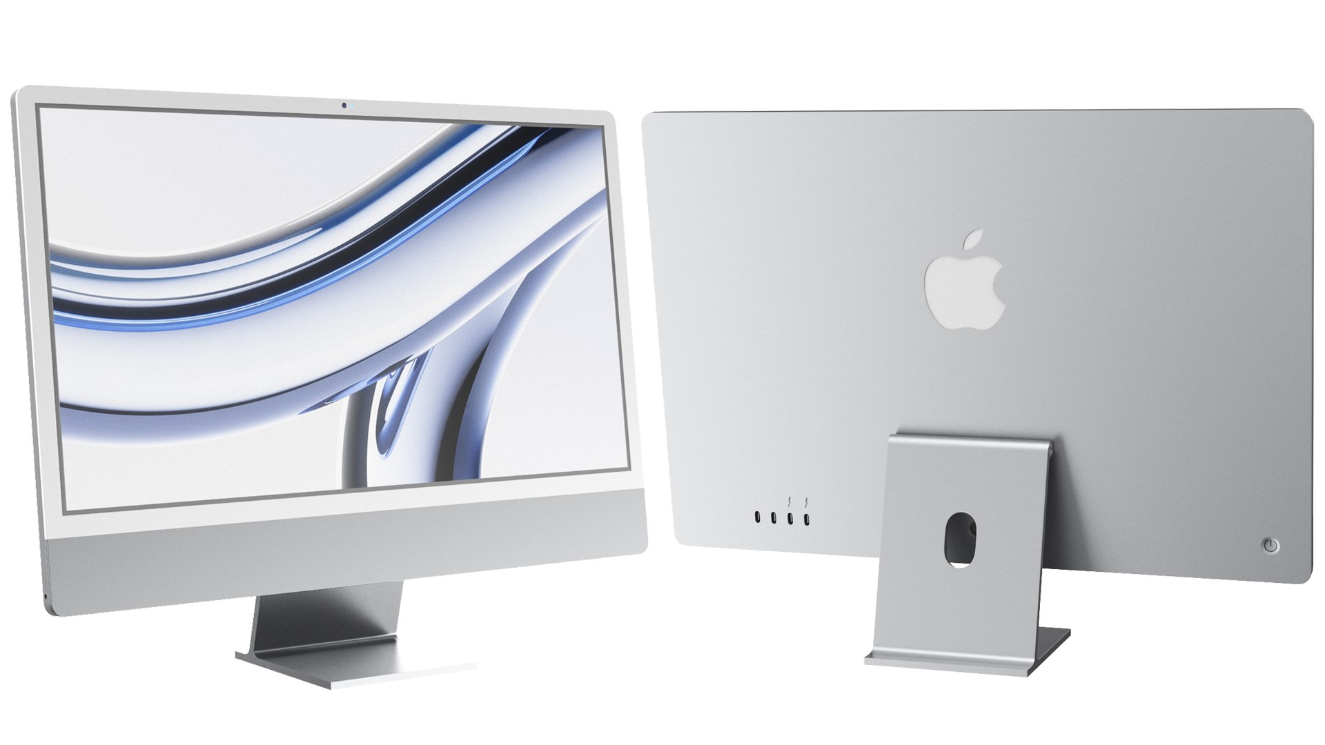 Three Detailed Computer Monitors Model - TurboSquid 2300605