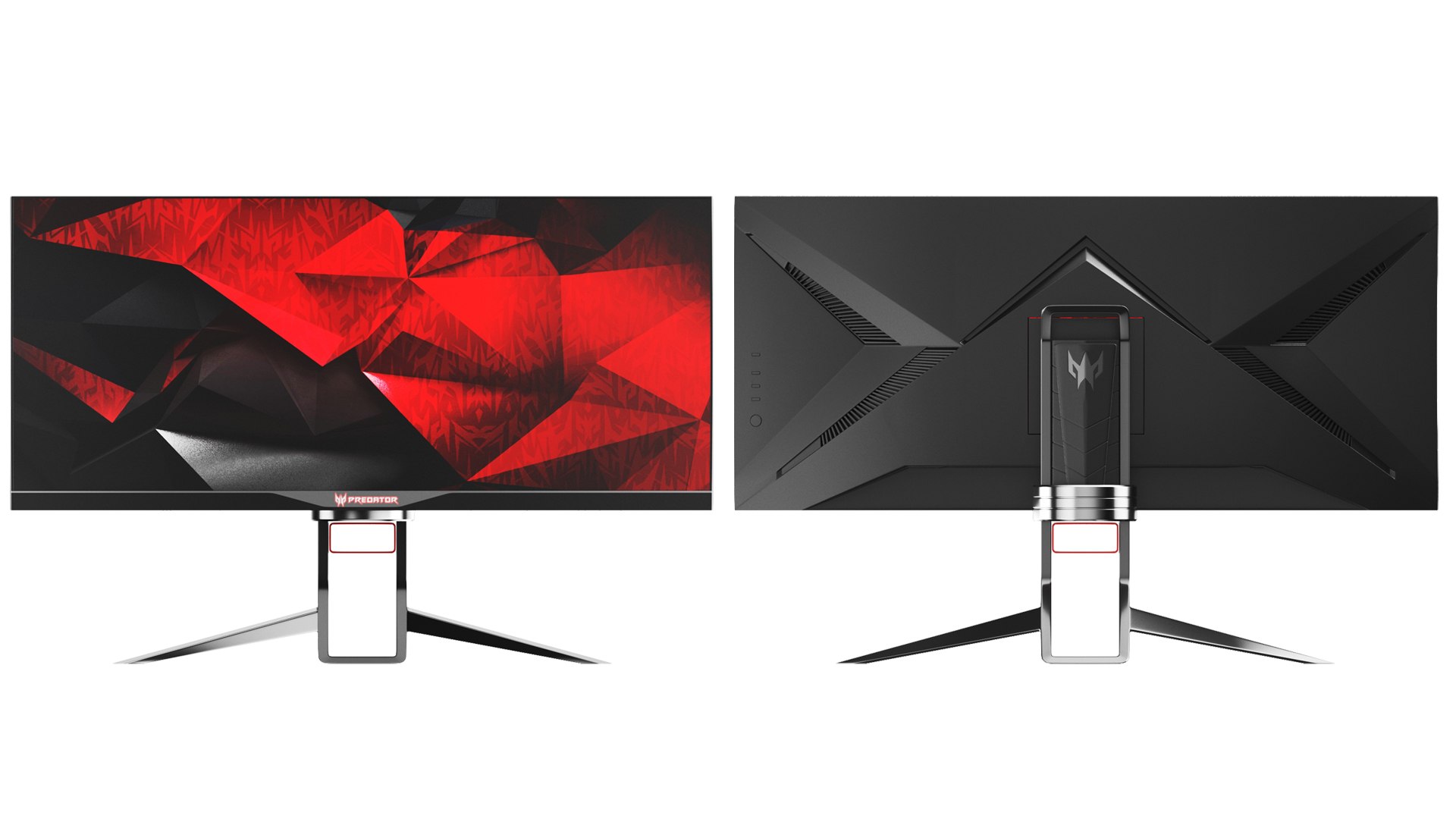 Three Detailed Computer Monitors Model - TurboSquid 2300605