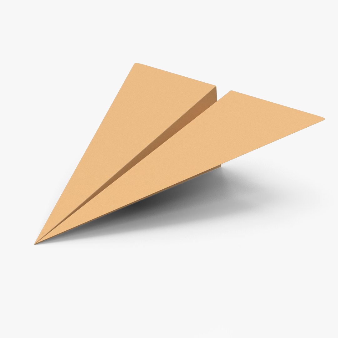 Paper Plane 3D - TurboSquid 1875723