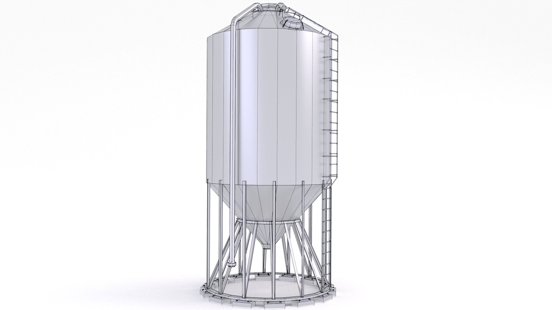 Silo 3D Model - TurboSquid 1525683