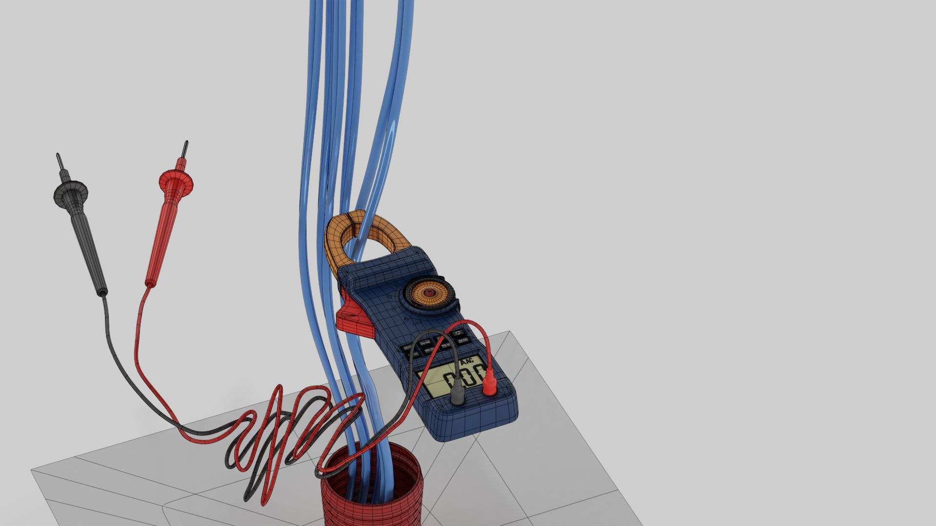 3D Multimeter Clamp - TurboSquid 1939764