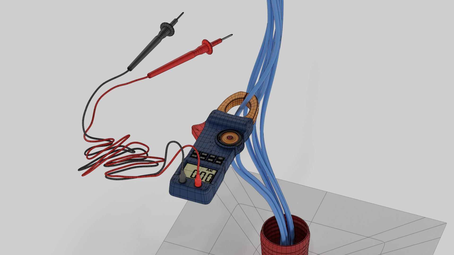 3D Multimeter Clamp - TurboSquid 1939764