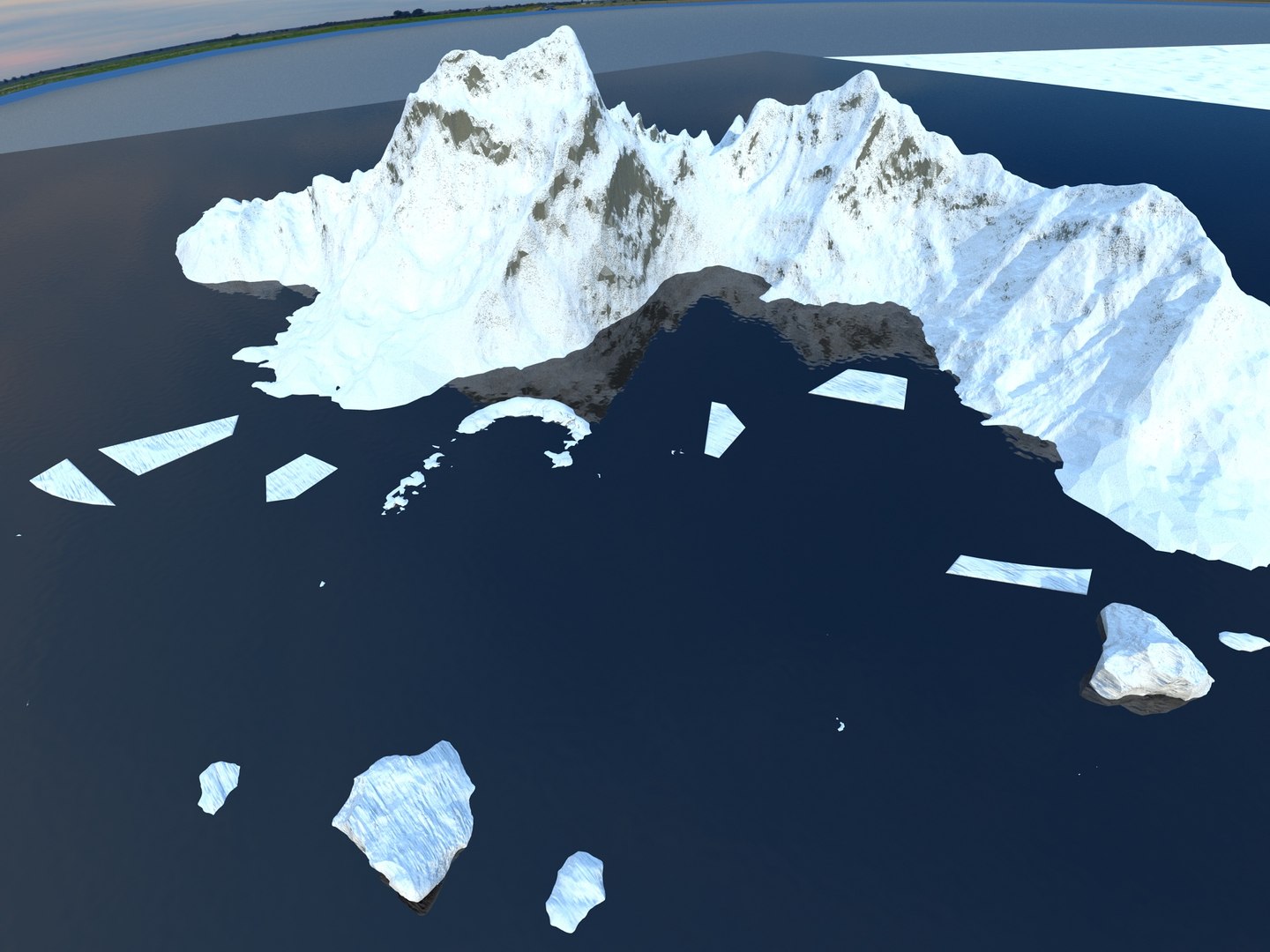 Iceberg 3D Model - TurboSquid 2028468