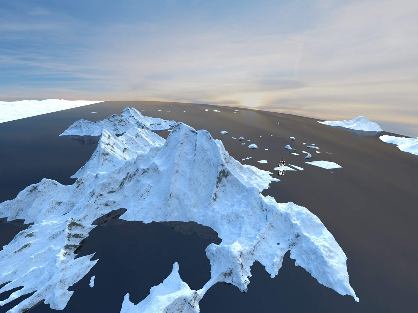 Iceberg 3D Model - TurboSquid 2028468