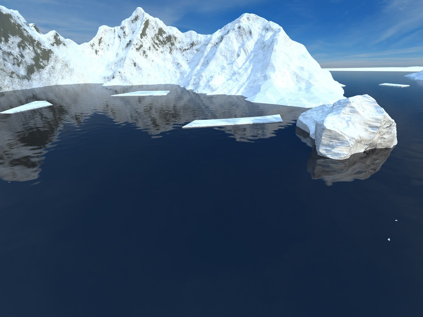 Iceberg 3D Model - TurboSquid 2028468