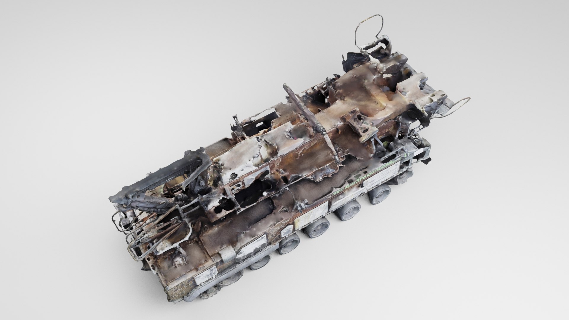 3D Russian 9A39 GadflyGrizzly TEL Transloader Destroyed By Ukrainian ...