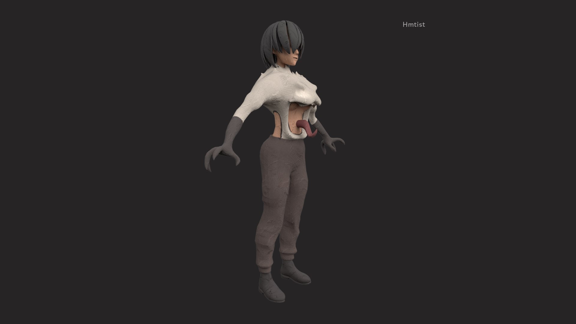 Snake Lady 3d Character Girl Model - TurboSquid 2265455