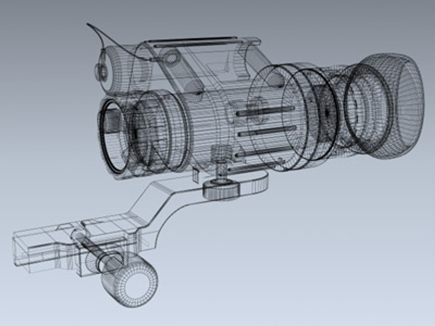 Fbx Pvs-14 Weapon Mount
