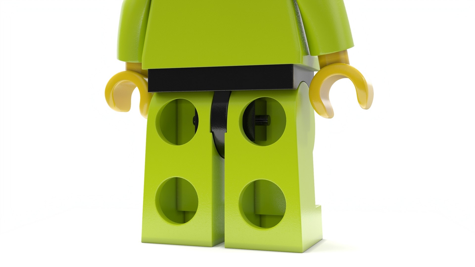 Minifigure LEGO Fashionista Rigged 3D Model - TurboSquid 2276863