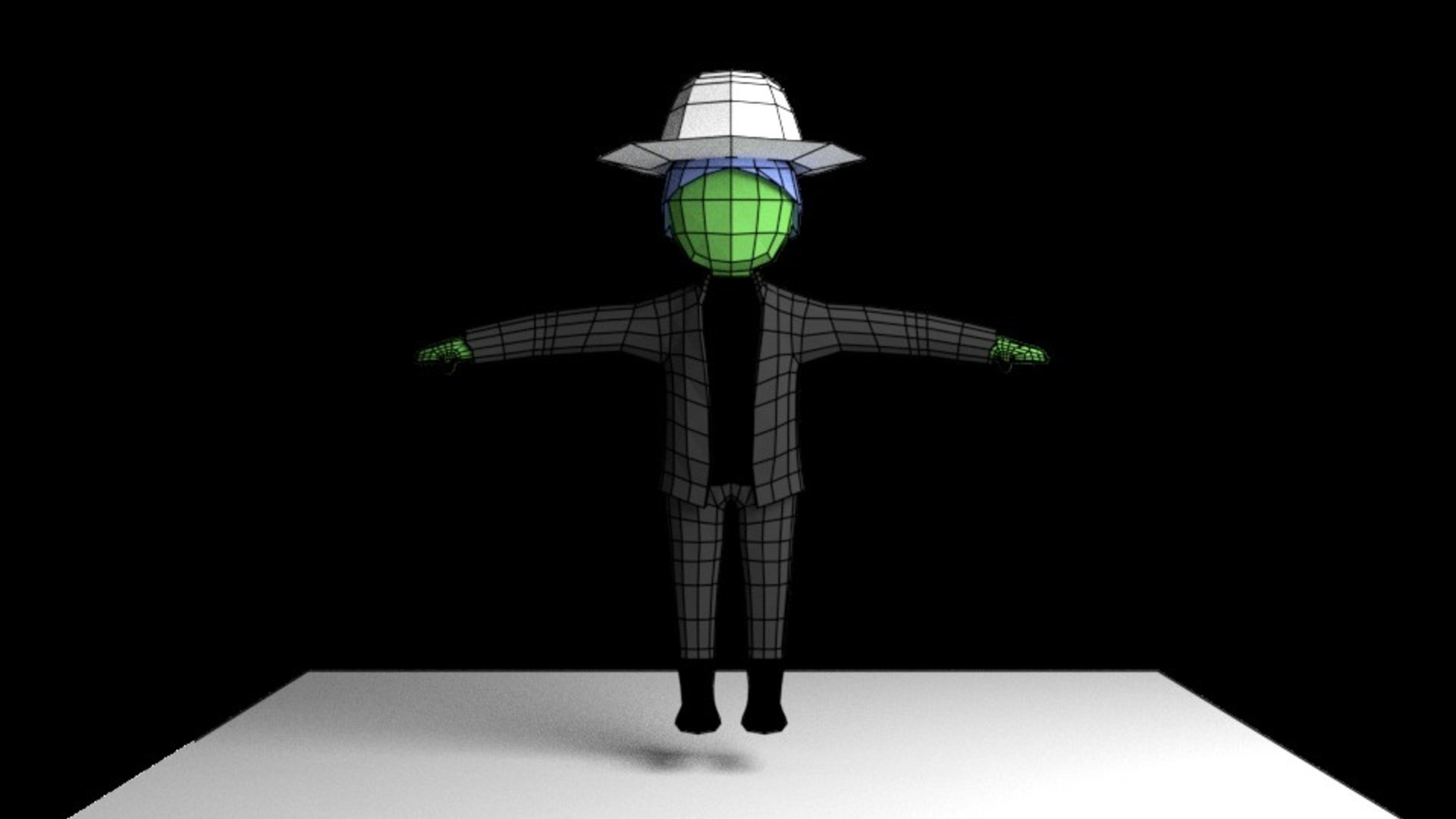 3d Rigged Cartoon Character Model