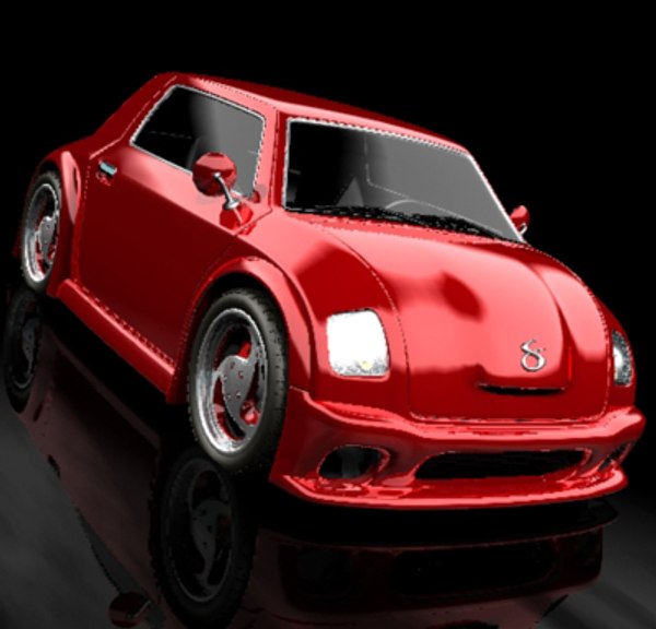3d custom car model