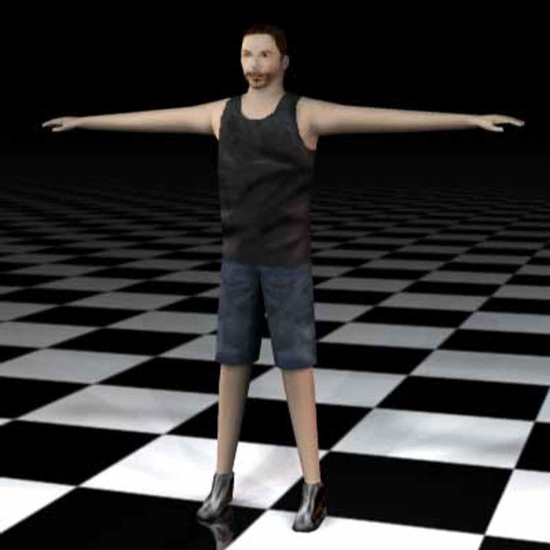 Human Male Guy 3d Model