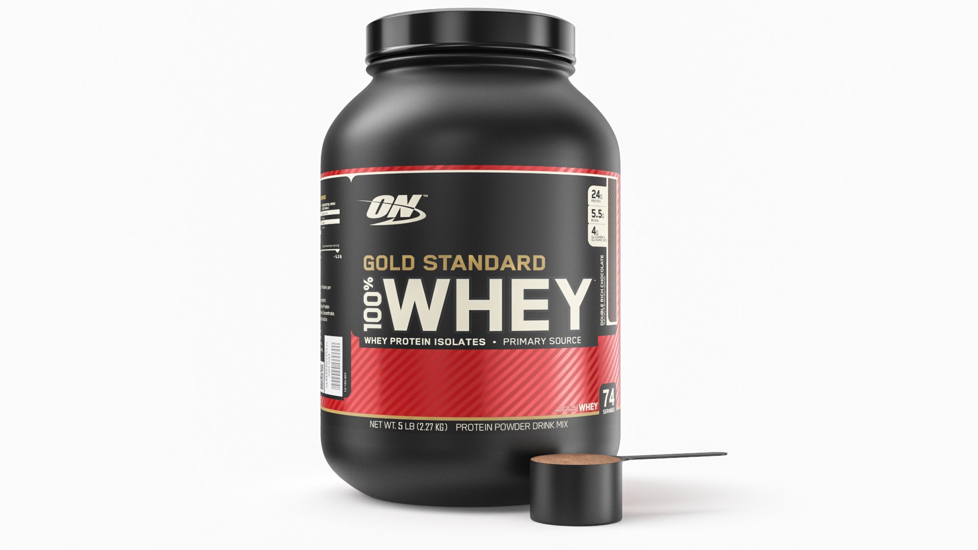 Whey Protein Bottle And Scoop 3D Model - TurboSquid 2377202