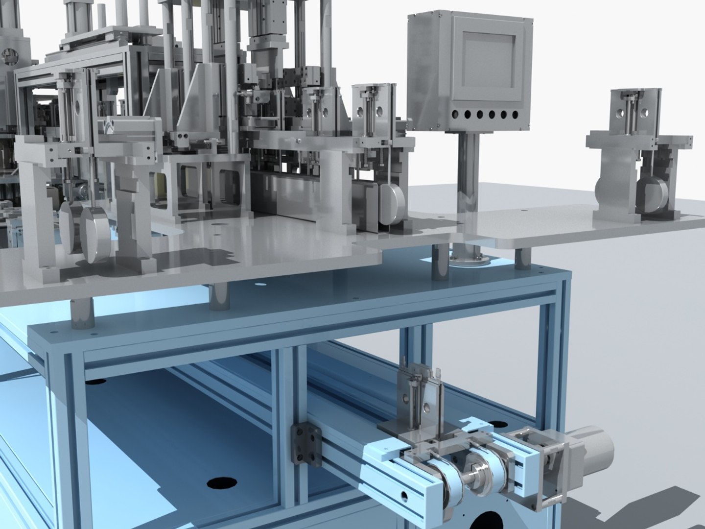 Industrial Equipment 2-Processing Assembly Line 3D Model - TurboSquid ...