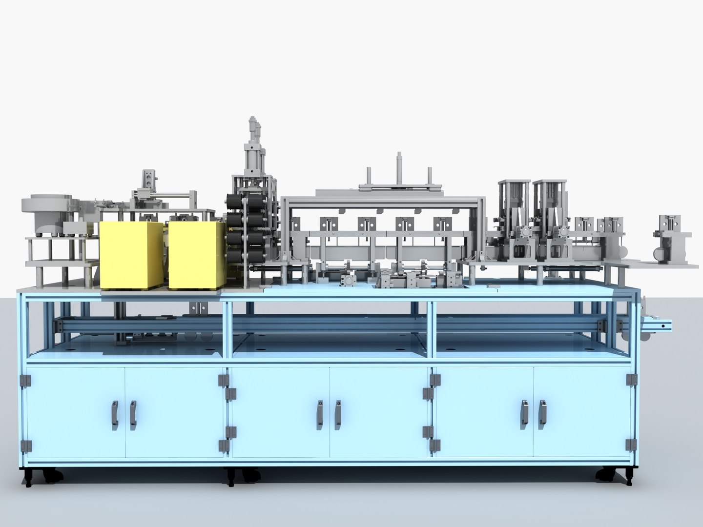 Industrial Equipment 2-Processing Assembly Line 3D Model - TurboSquid ...