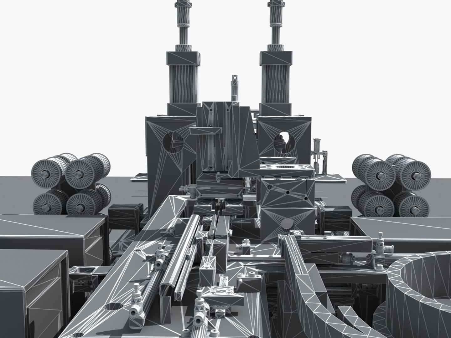 Industrial Equipment 2-Processing Assembly Line 3D Model - TurboSquid ...