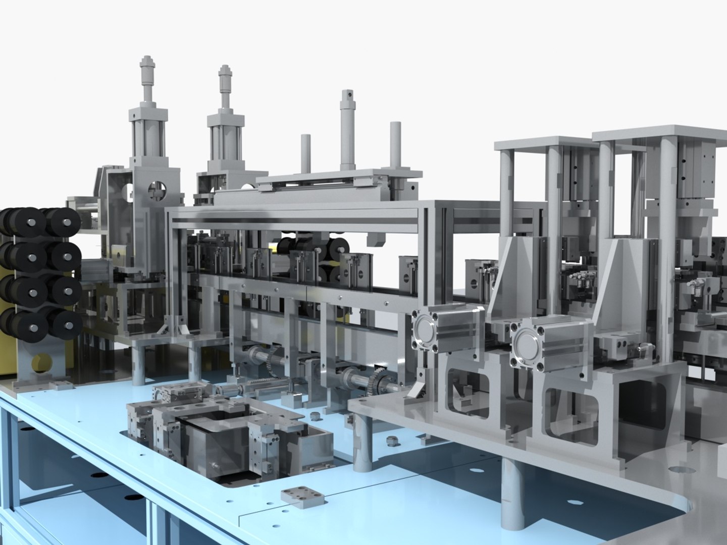 Industrial Equipment 2-Processing Assembly Line 3D model - TurboSquid ...