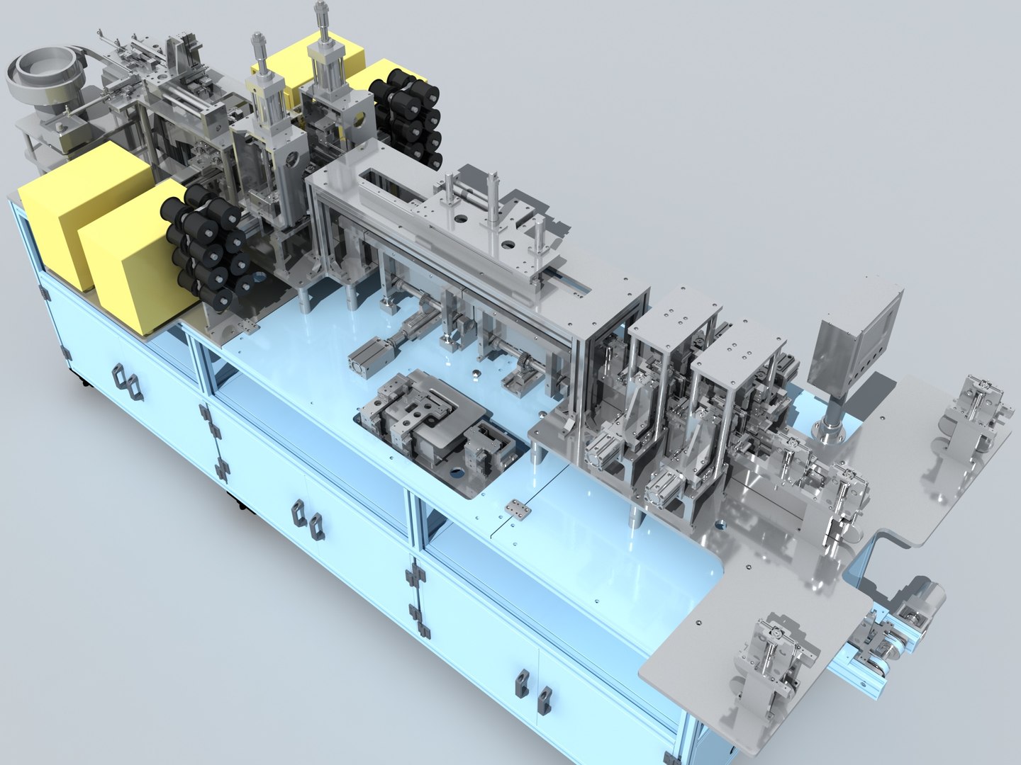 Industrial Equipment 2-Processing Assembly Line 3D model - TurboSquid ...