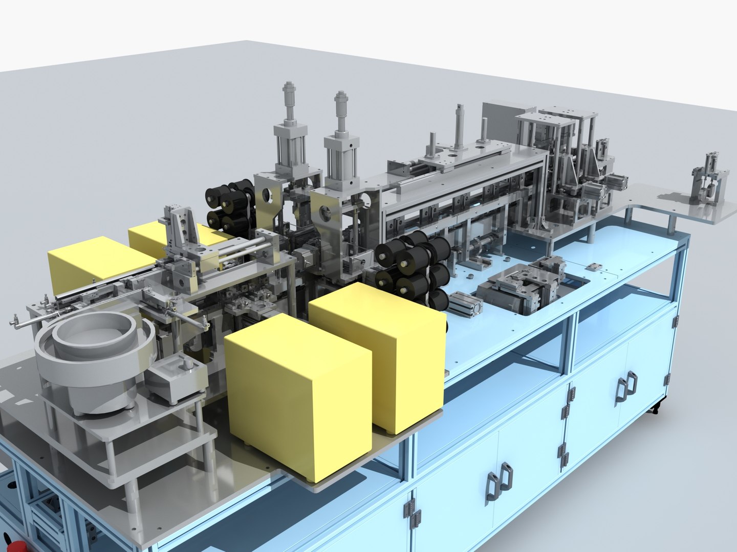 Industrial Equipment 2-Processing Assembly Line 3D Model - TurboSquid ...