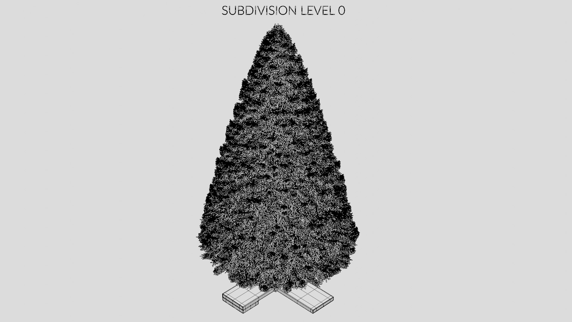 Christmas Tree Empty 3D - TurboSquid 2150478