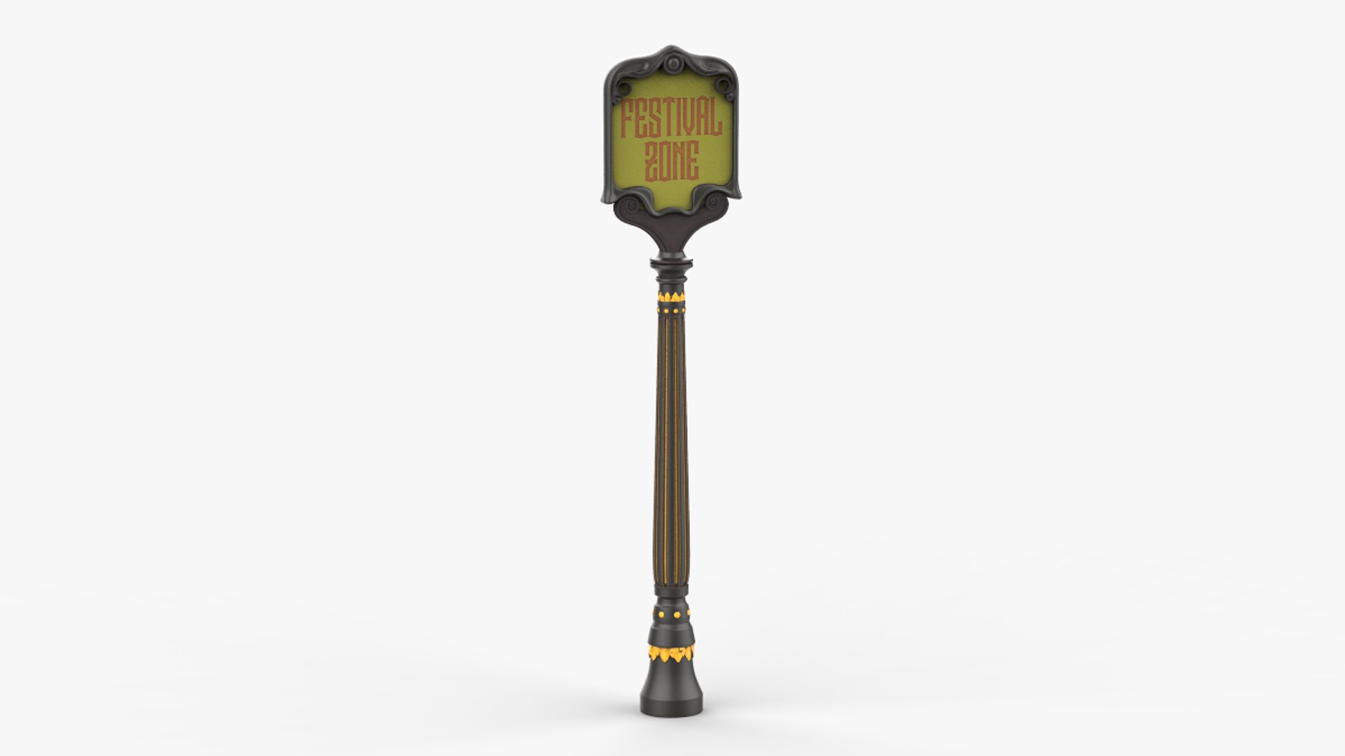 3D Steampunk Fantasy Sign Model - TurboSquid 2115597