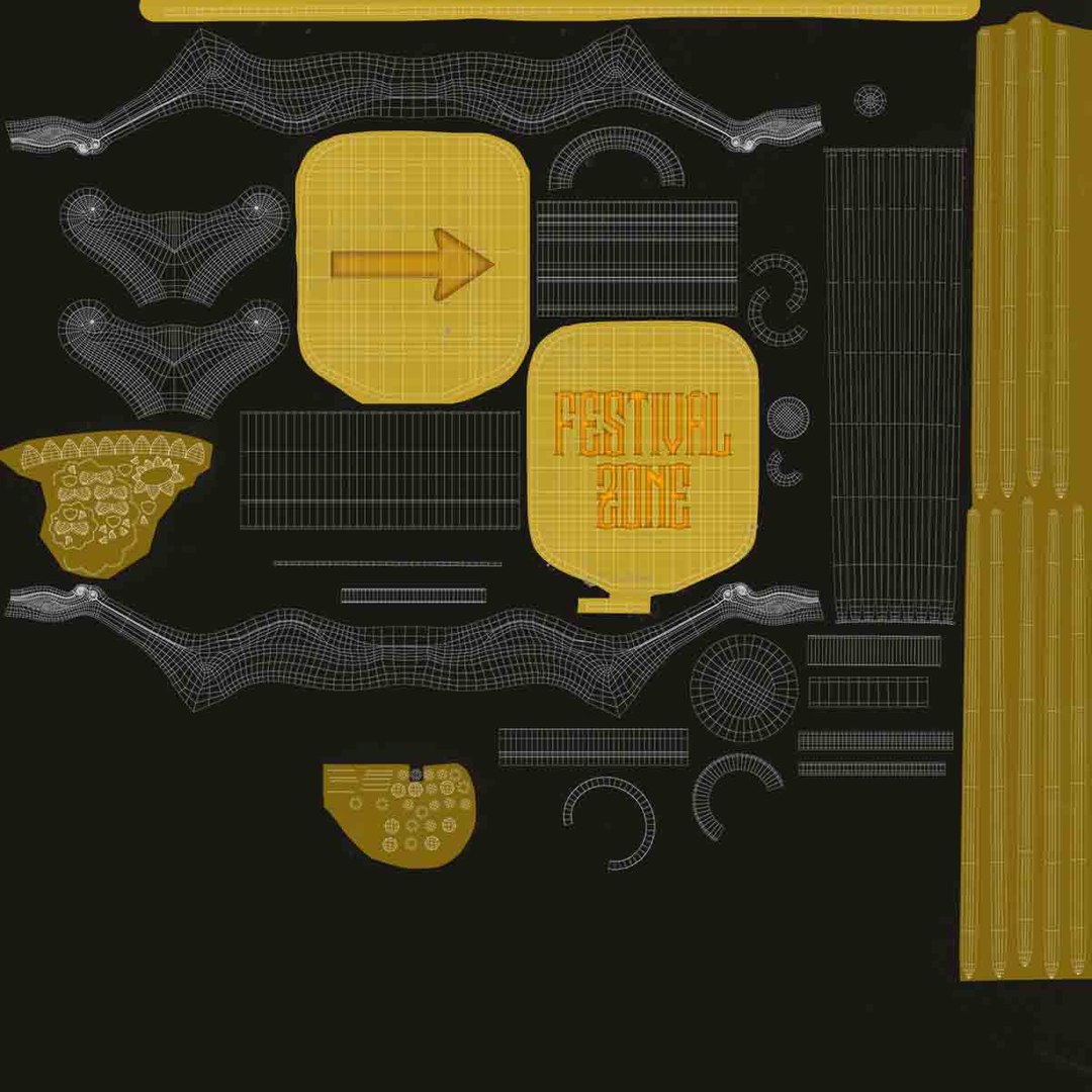 3D Steampunk Fantasy Sign Model - TurboSquid 2115597