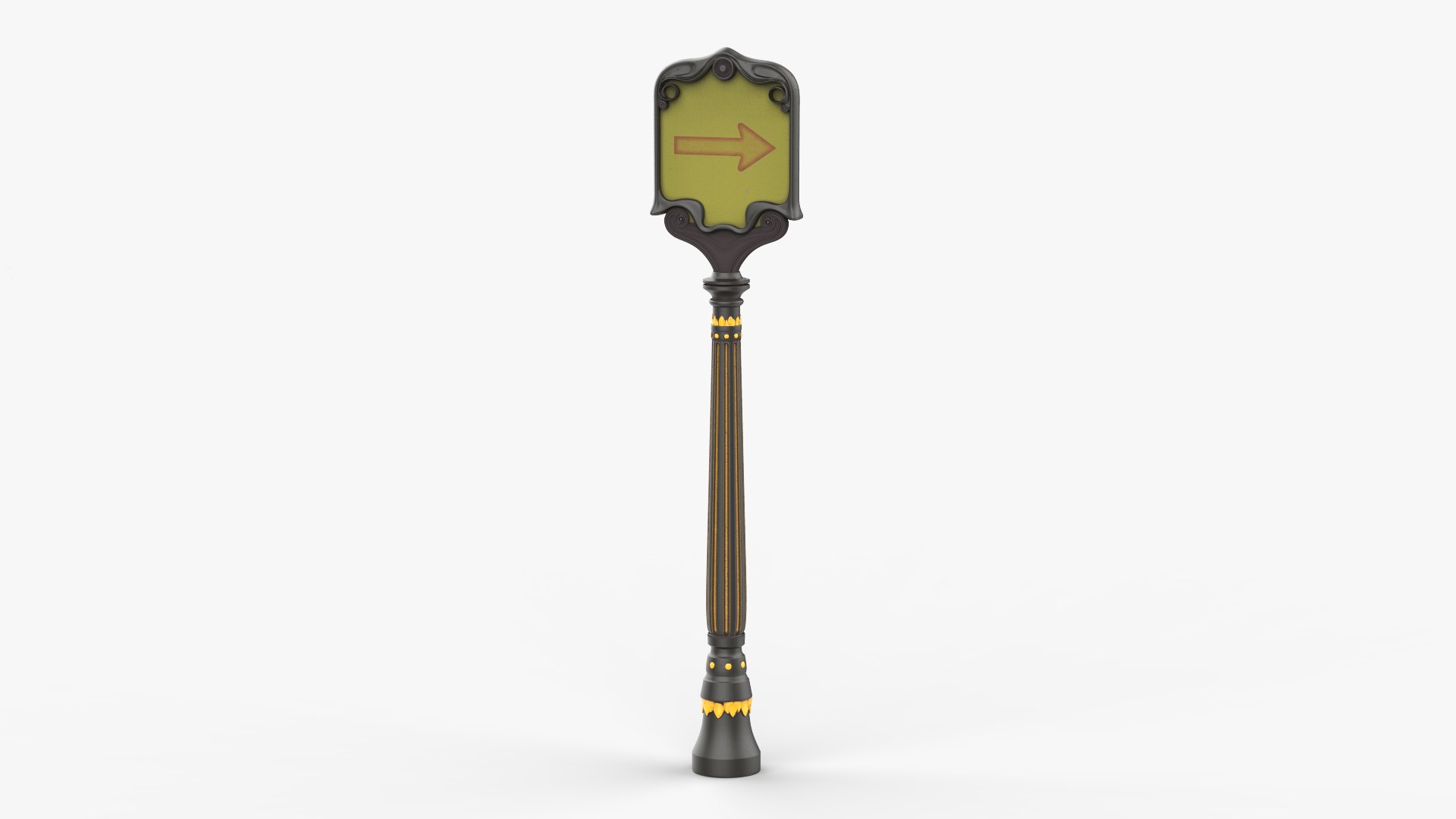 3D Steampunk Fantasy Sign Model - TurboSquid 2115597