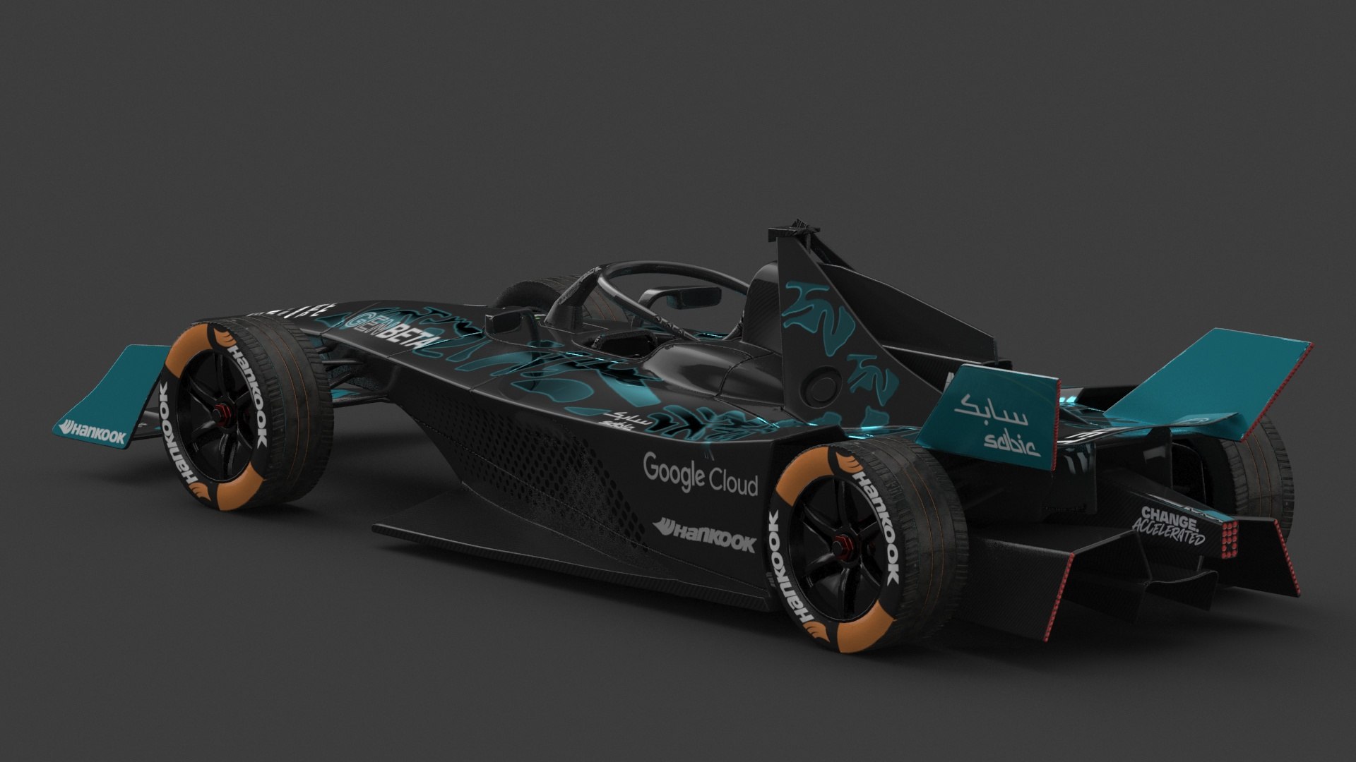 GENBETA Formula E Season 2025 PBR 3D Model - TurboSquid 2246482