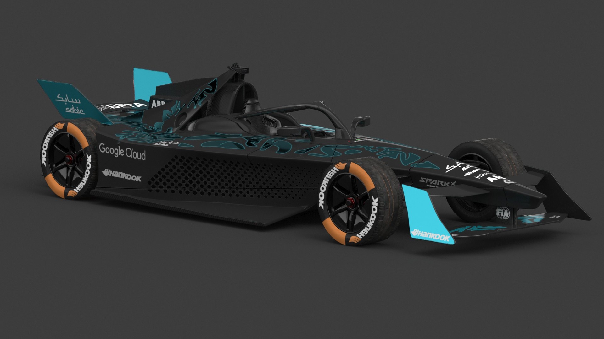 GENBETA Formula E Season 2025 PBR 3D Model - TurboSquid 2246482