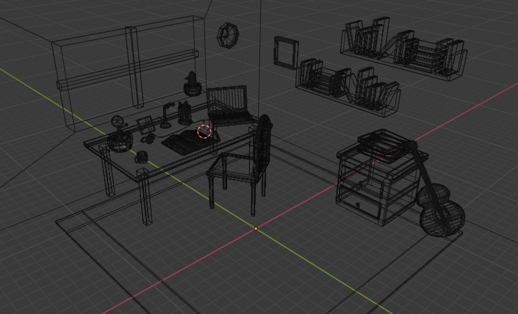 3D Room Lo-fi Model - TurboSquid 1552965