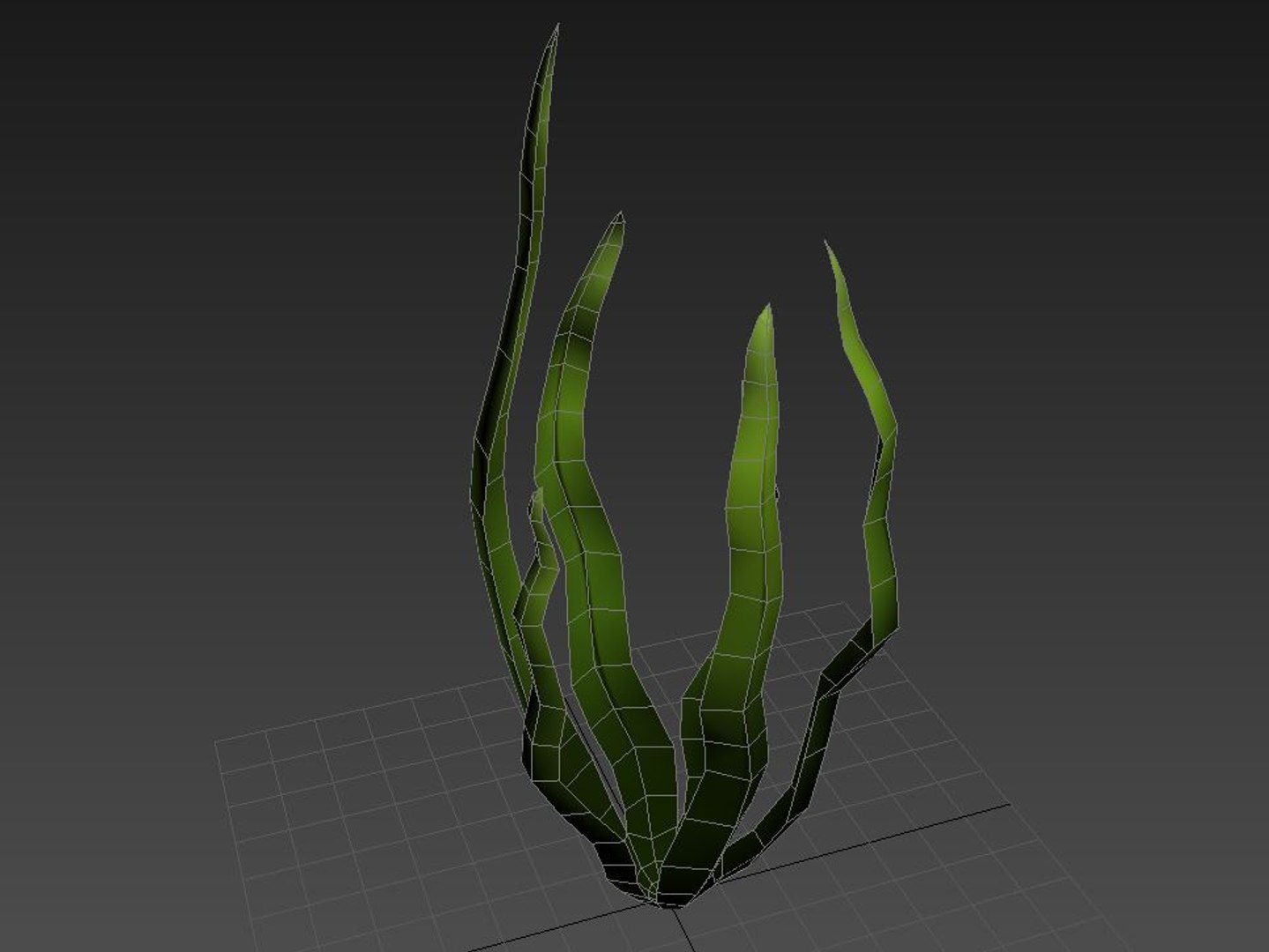 3D Model Seaweed Cartoon - TurboSquid 1369561