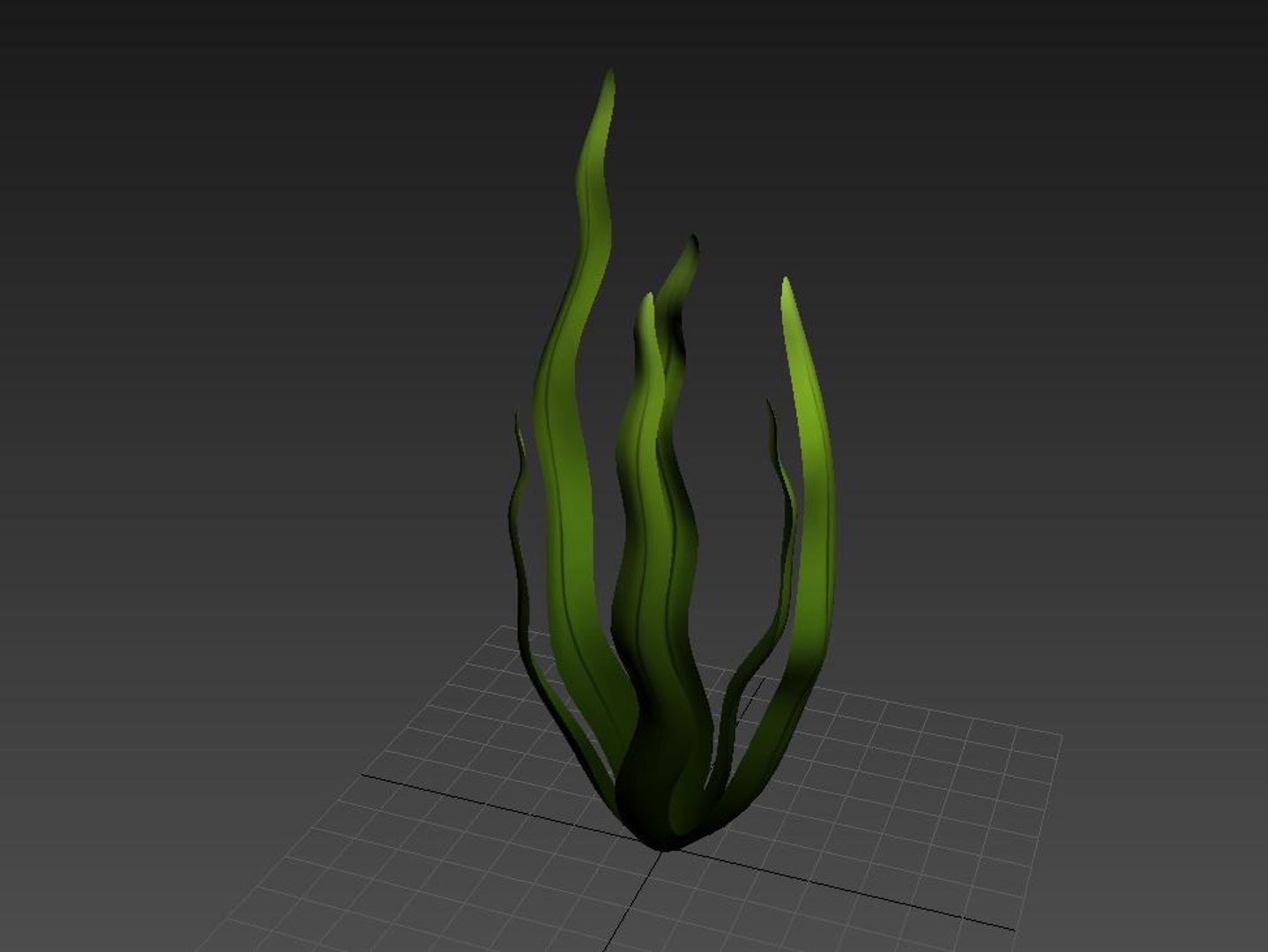 3D Model Seaweed Cartoon - TurboSquid 1369561
