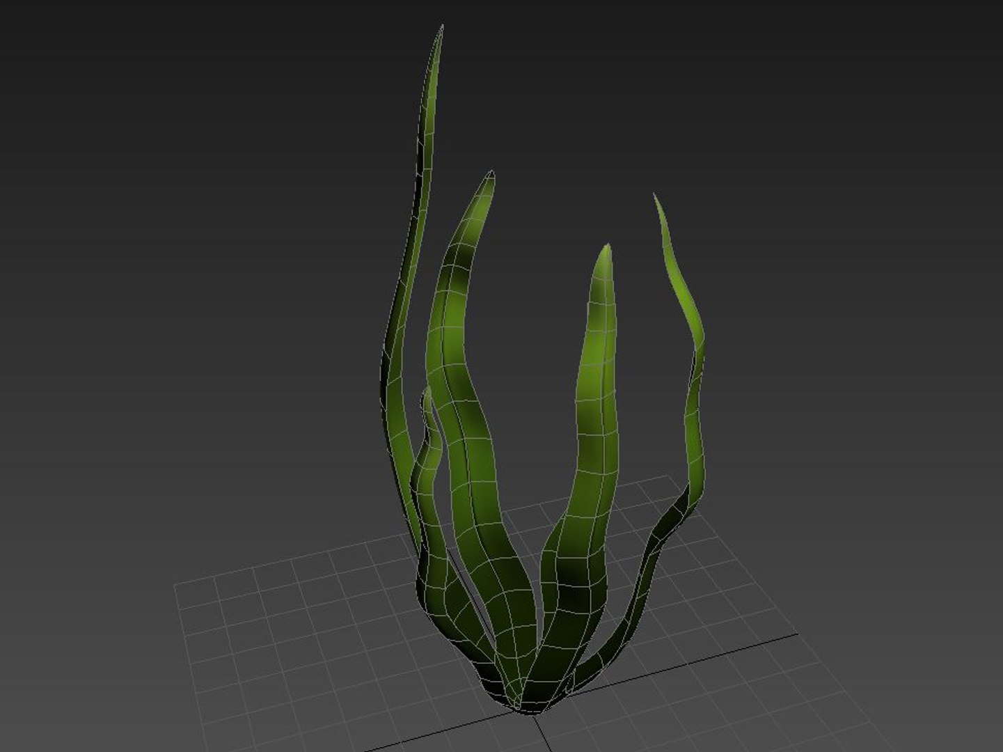 3D Model Seaweed Cartoon - TurboSquid 1369561